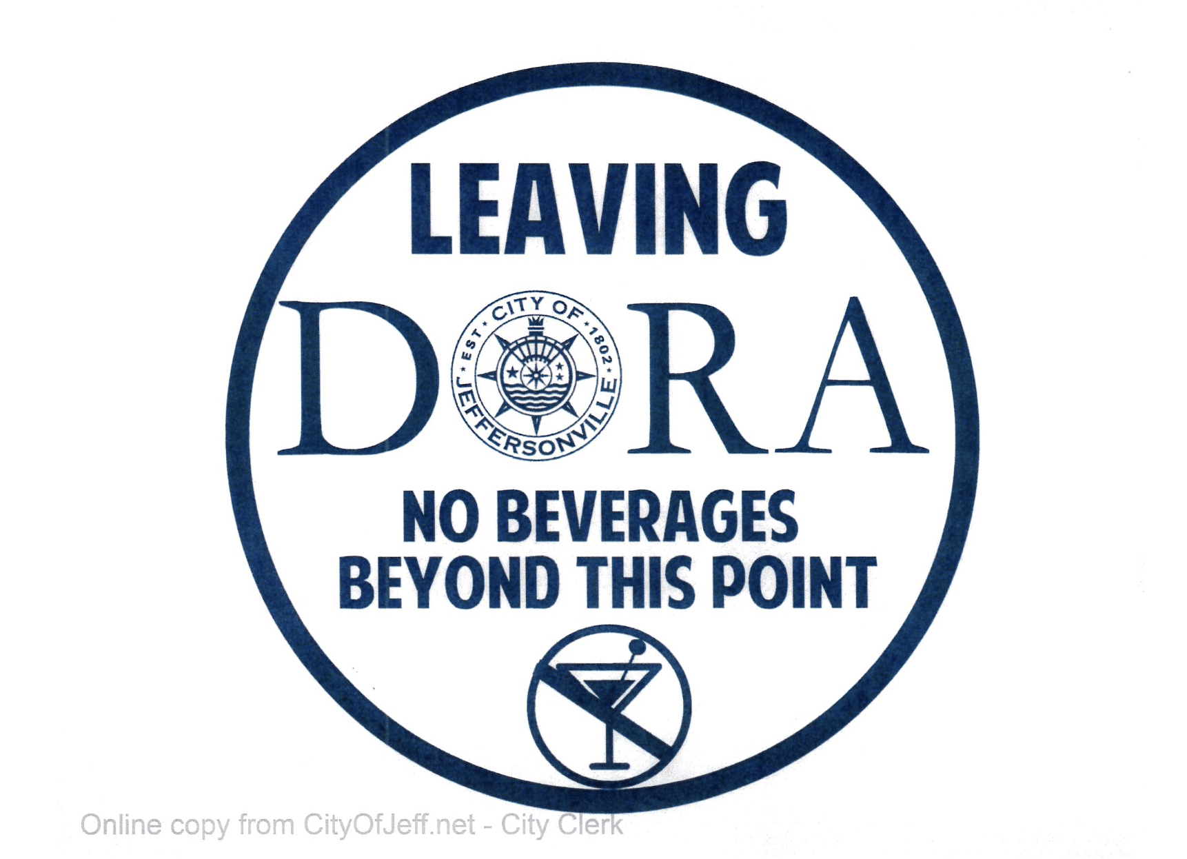 Designated Outdoor Refreshment Area (DORA) - City of Jeffersonville